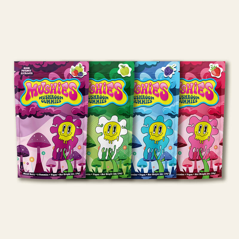 Mushies Mushroom Gummies | 8 Potent Mushroom Gummies Per Package – 50 ...